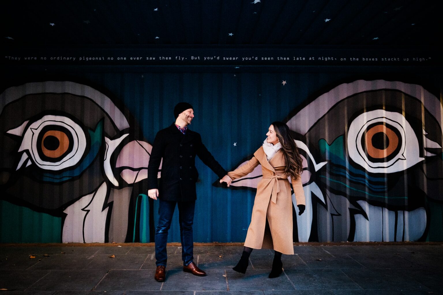 Winter Engagement at STACKT Market